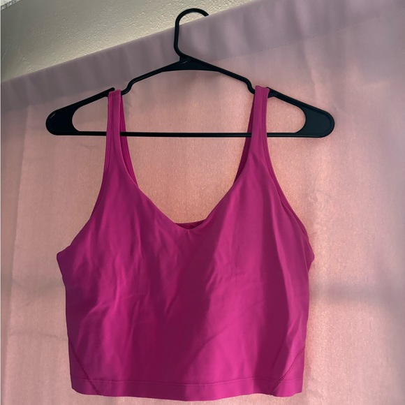 lululemon athletica | Tops | Sonic Pink Align Tank | Poshmark